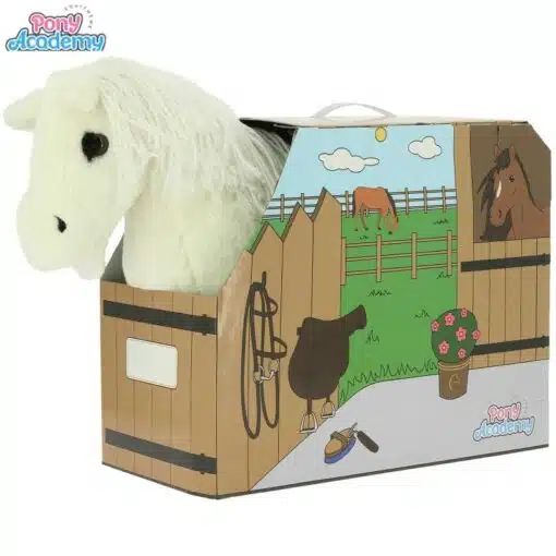 PONY ACADEMY – Mini-poney Filou blanc | Equinoxe Shop